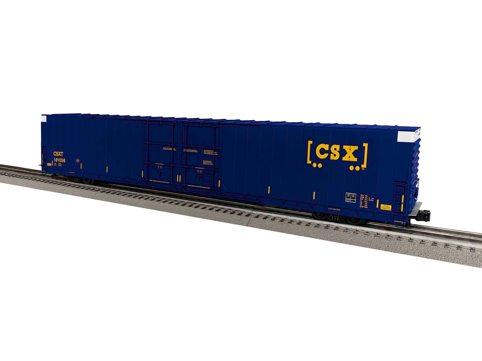 CSX 86' 4 Door High Cube Boxcar #181056 (Boxcar logo)